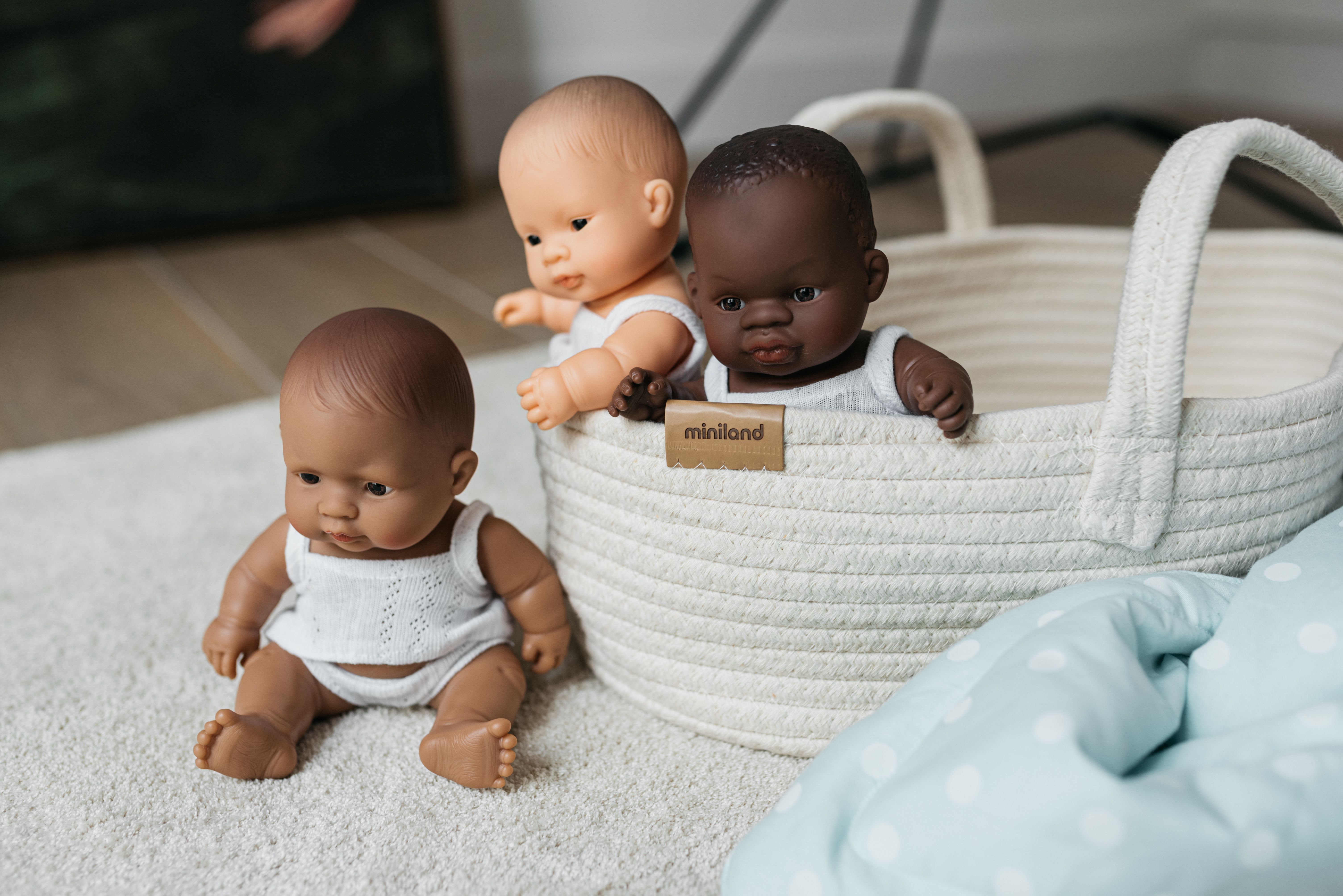 miniland Cotton Doll Basket